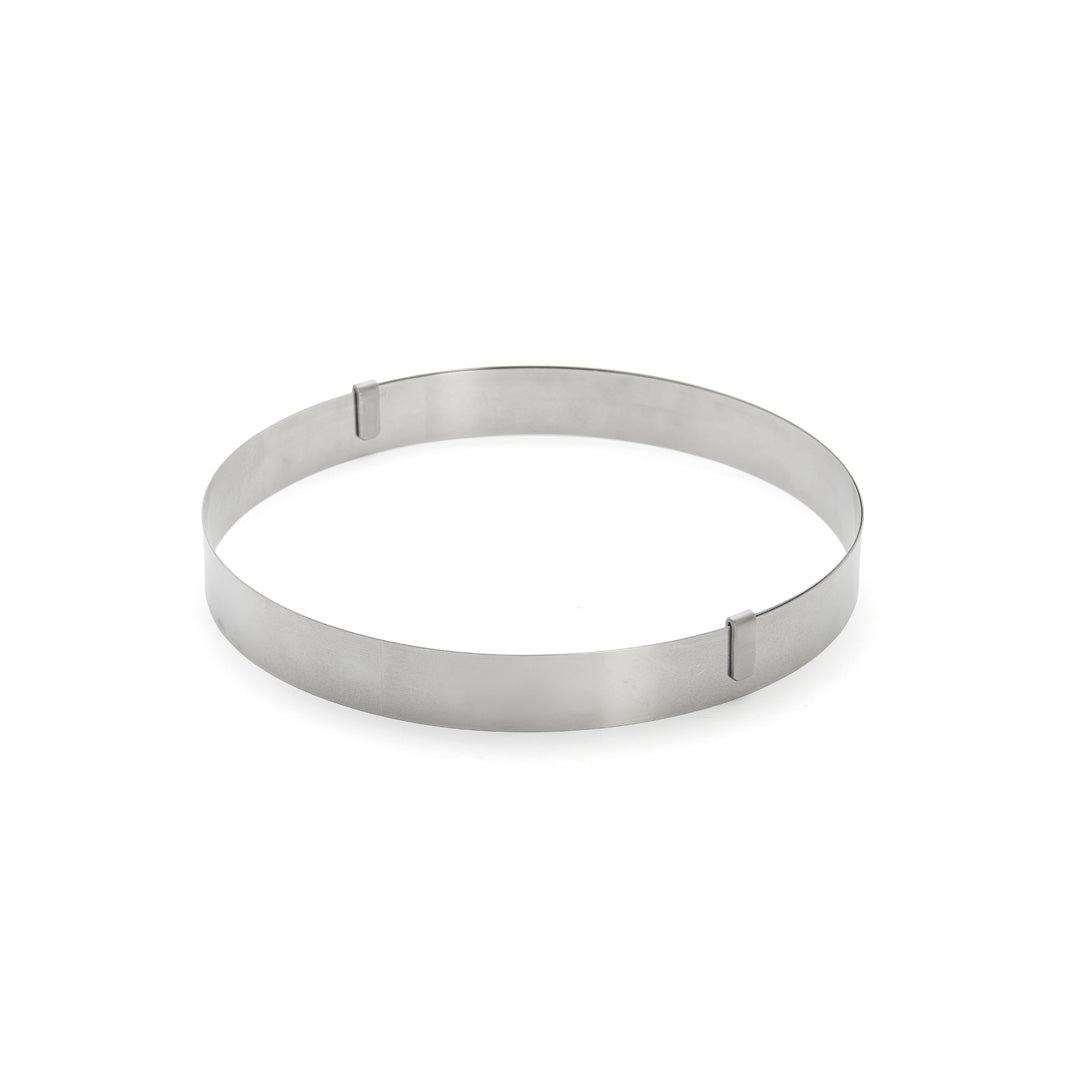 Cercle gradué extensible inox, ø 18 à 36 cm, hauteur 3cm – Amphitria